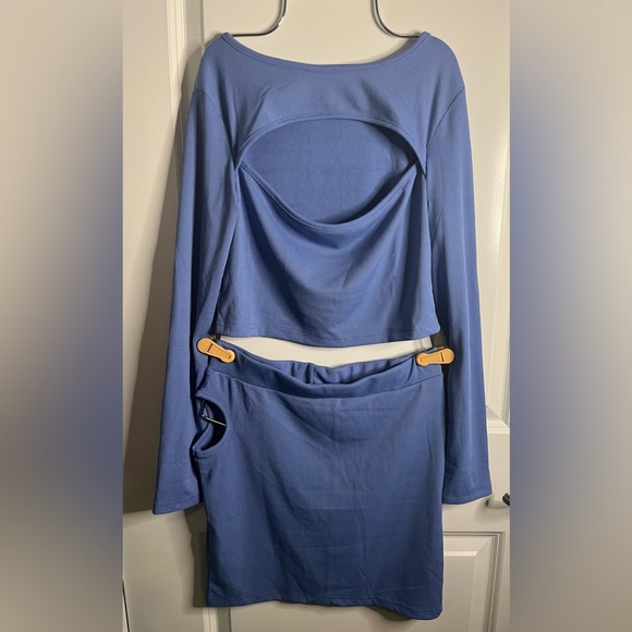 Tops | Periwinkle 2pc Shirt And Skirt | Poshmark